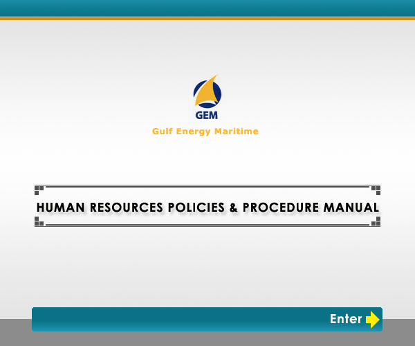 Human Resources Policies & Procedure Manual